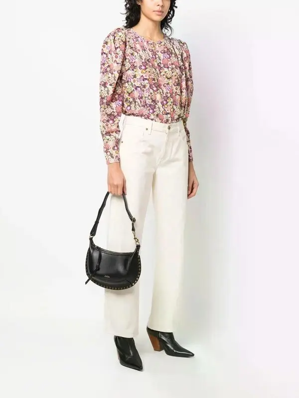 Isabel Marant Étoile Oskan Moon Shoulder Bag - Black