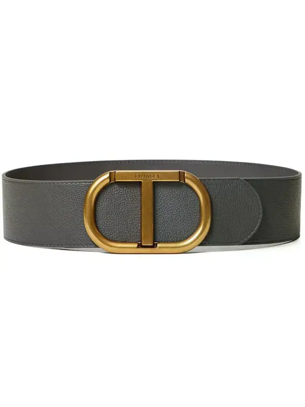 TWINSET Logo-plaque Belt - Grey