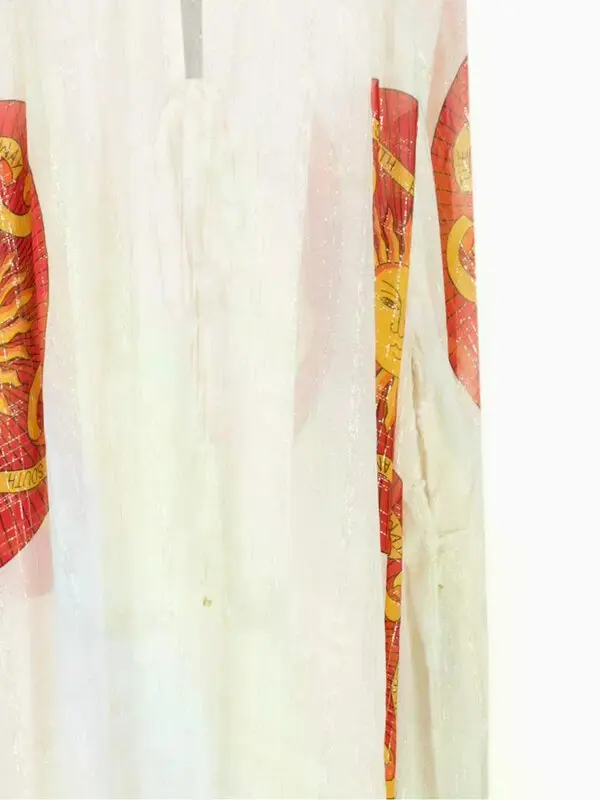 AMIR SLAMA Silk Long Shirt Dress