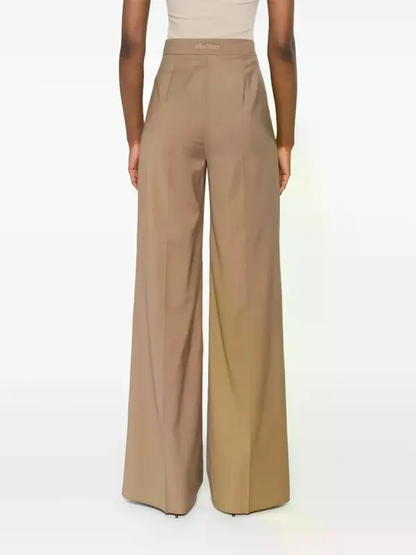 Max Mara Virgin Wool High-waisted Trousers