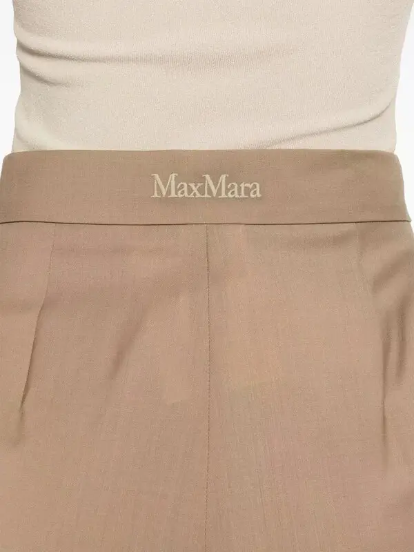 Max Mara Virgin Wool High-waisted Trousers