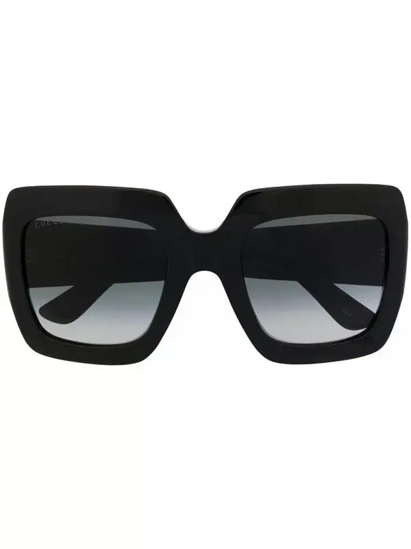 Gucci Gg Oversized Sunglasses - Black