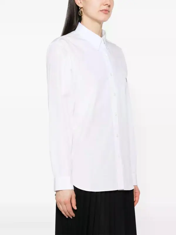 Givenchy 4g-plaque Cotton Shirt