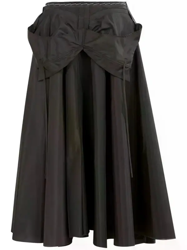MAISON MARGIELA Layered Flared Midi Skirt