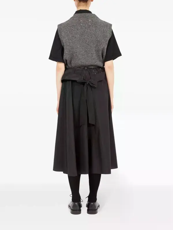 MAISON MARGIELA Layered Flared Midi Skirt