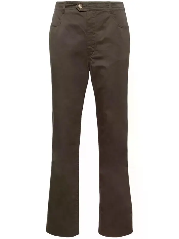 Saint Laurent Straight-leg Cotton Trousers