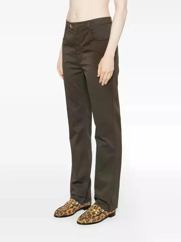Saint Laurent Straight-leg Cotton Trousers