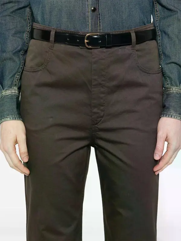 Saint Laurent Straight-leg Cotton Trousers