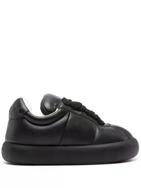 Marni Bigfoot 2.0 Padded Leather Sneakers - Black