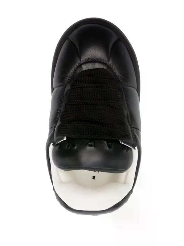 Marni Bigfoot 2.0 Padded Leather Sneakers - Black