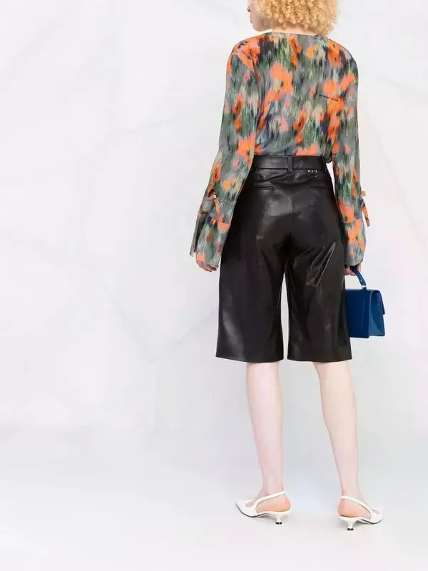 Off-White Leather Tailored Shorts