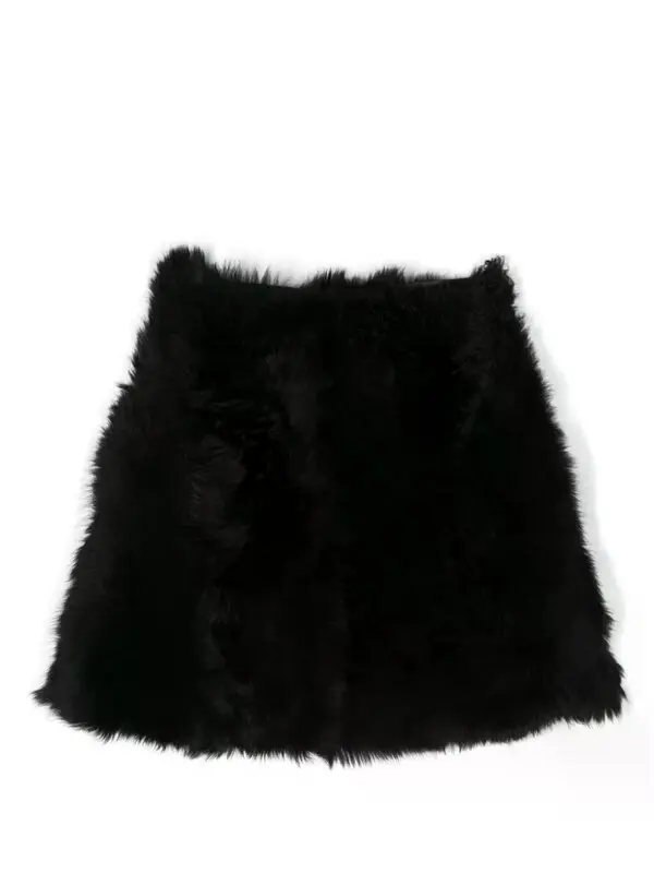 SAPIO No 61 Leather Scarf - Black