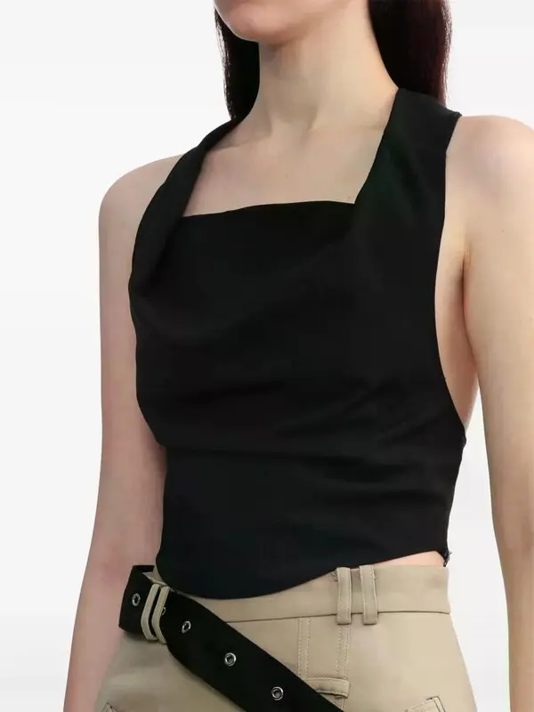 Rokh Halterneck Draped Top