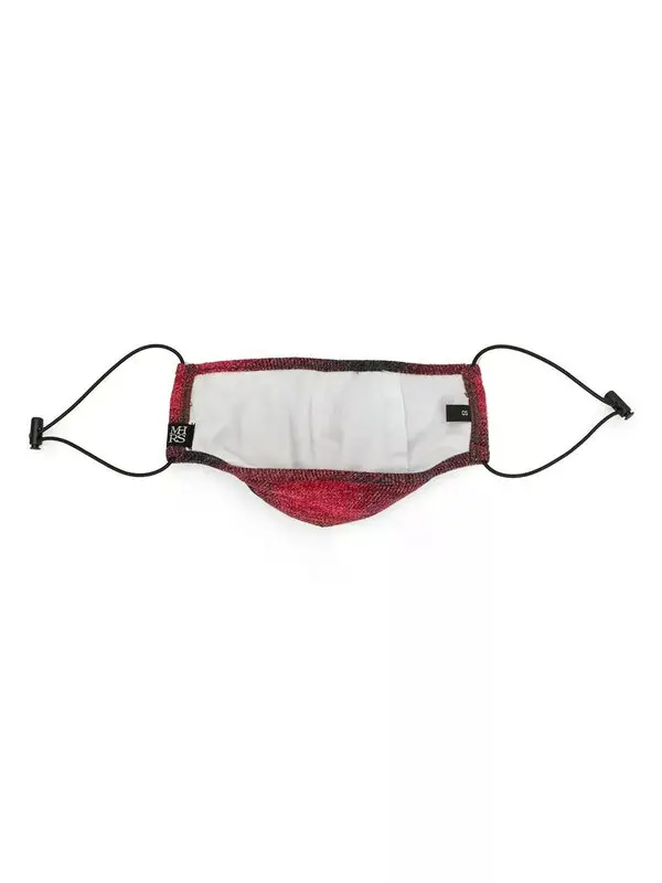 MOSTLY HEARD RARELY SEEN Two-tone Face Mask - Red