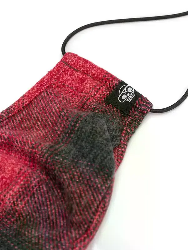 MOSTLY HEARD RARELY SEEN Two-tone Face Mask - Red