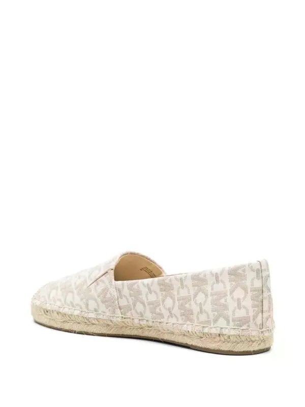 Michael Kors Kendrick Empire Monogram Espadrilles - White