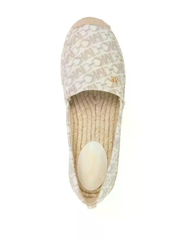 Michael Kors Kendrick Empire Monogram Espadrilles - White