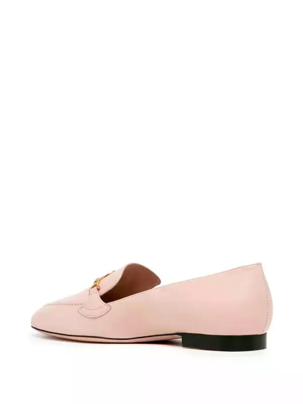 Bally O'brien Embellished Leather Loafers - Pink