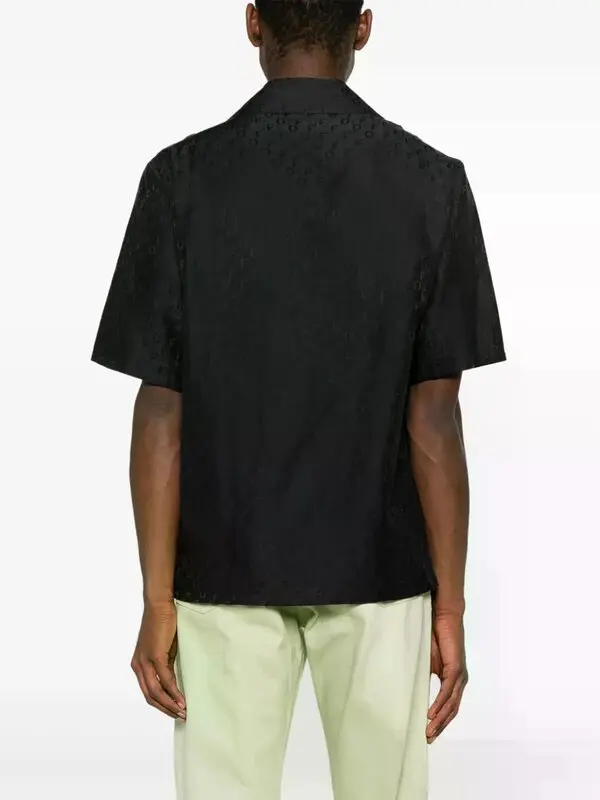 Off-White Monogram-jacquard Shirt