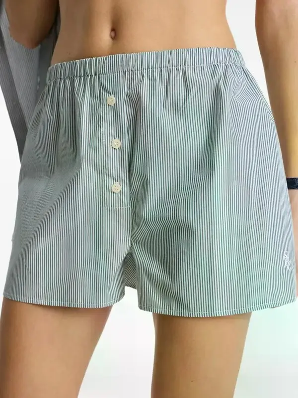 SPORTY & RICH Cotton Shorts