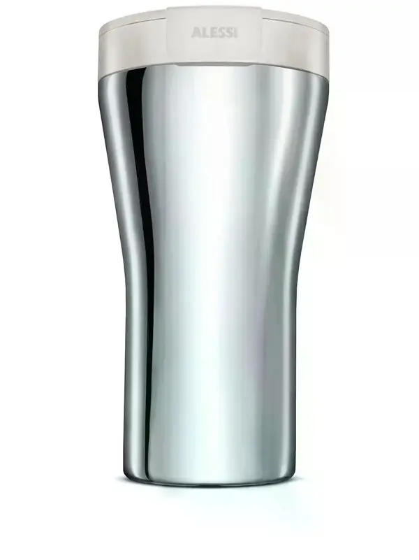 ALESSI Caffa Travel Mug - Silver