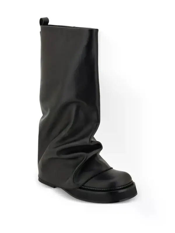 Attico Robin Knee-high Boots - Black