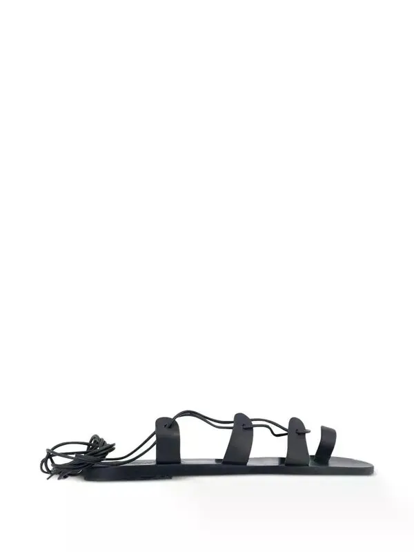 ANCIENT GREEK SANDALS Alcyone Lace-up Sandals - Black