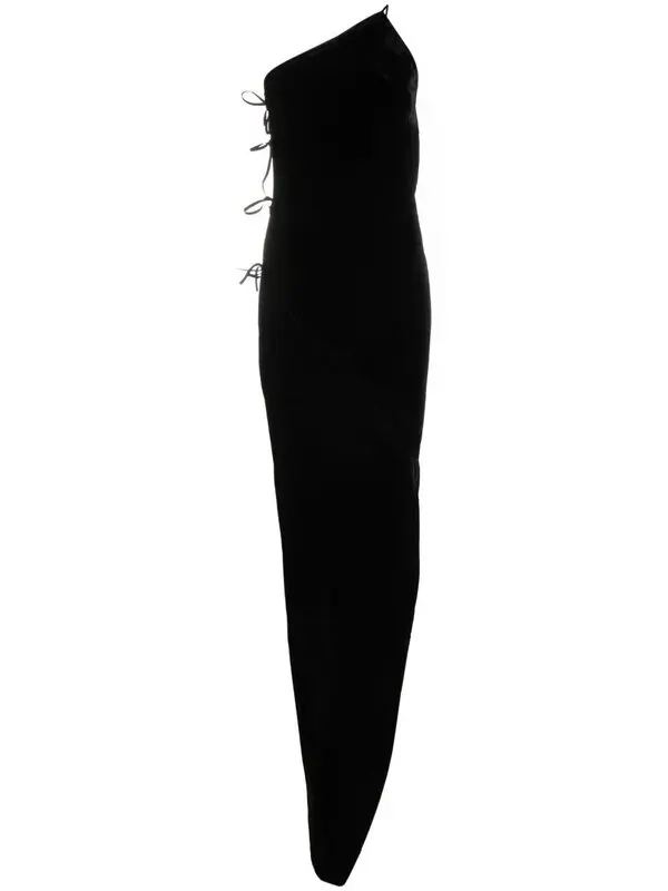 Rick Owens Silk-blend One-shoulder Dress