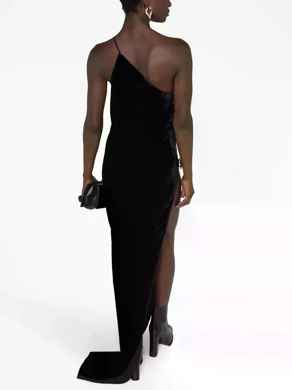 Rick Owens Silk-blend One-shoulder Dress