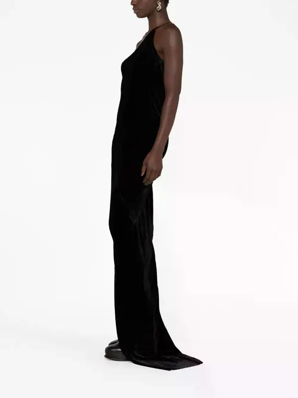 Rick Owens Silk-blend One-shoulder Dress