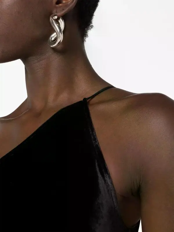 Rick Owens Silk-blend One-shoulder Dress