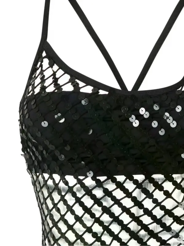AMIR SLAMA Sequin Embellished Swimsuit