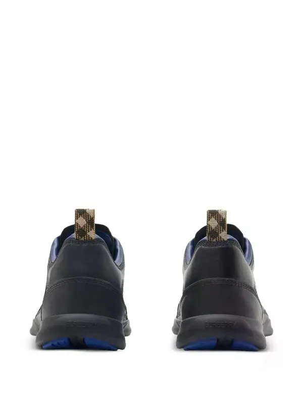 Burberry Leather Matrix Lace-up Sneakers
