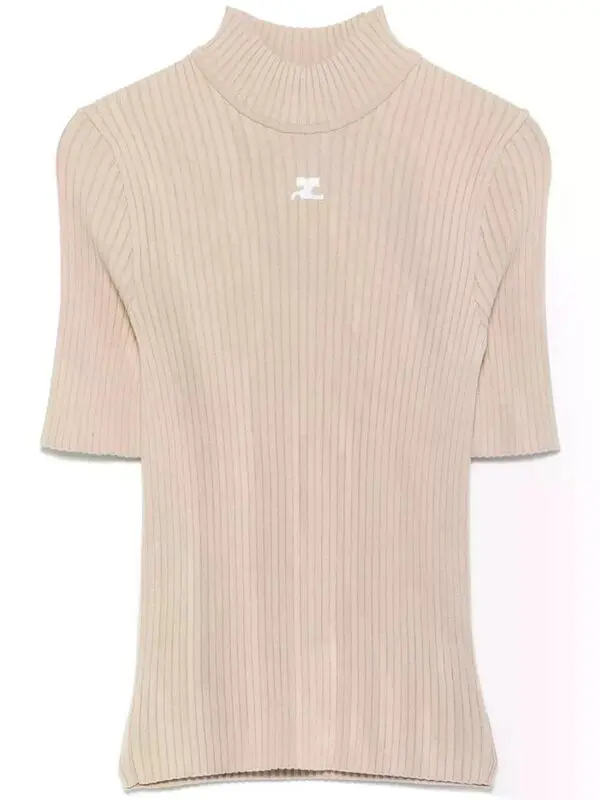 COURREGES Reedition Ribbed T-shirt