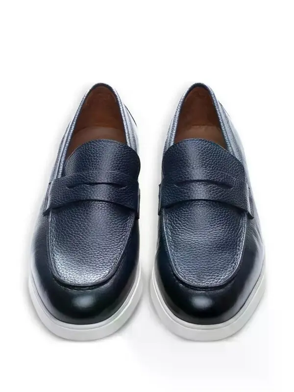 POCHE PARIS Rubber-sole Penny Loafers