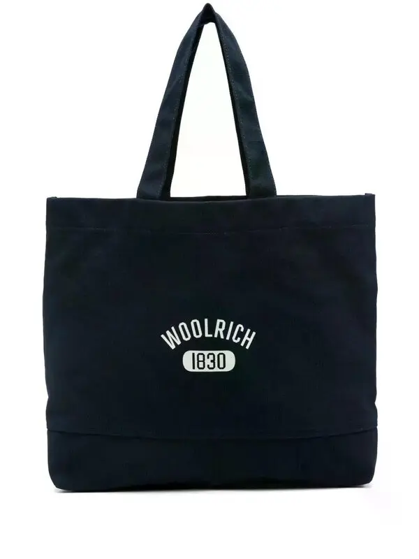 Woolrich Logo-print Canvas Tote Bag