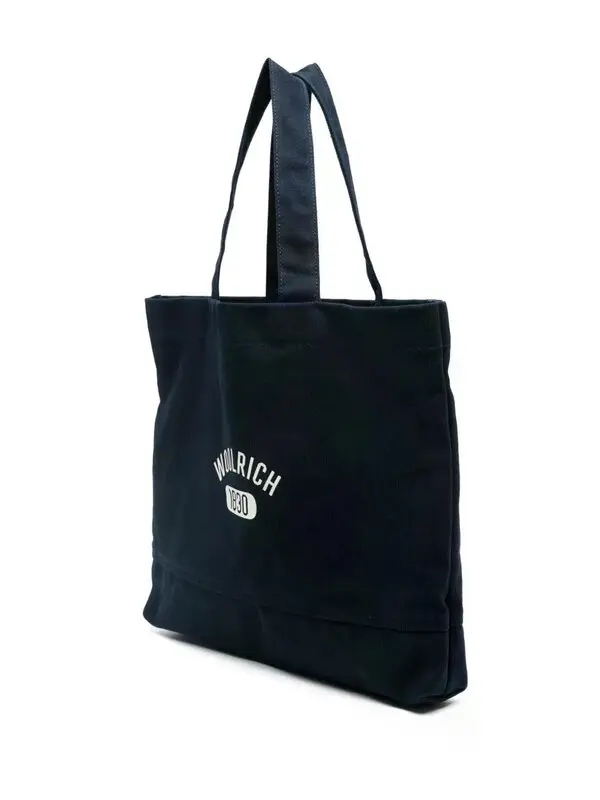 Woolrich Logo-print Canvas Tote Bag