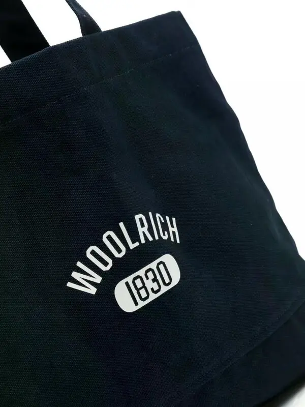 Woolrich Logo-print Canvas Tote Bag