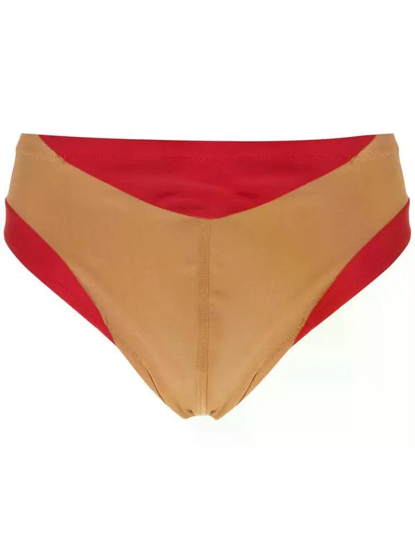 AMIR SLAMA Paneled Two-tone Swimming Trunks - Multicolour
