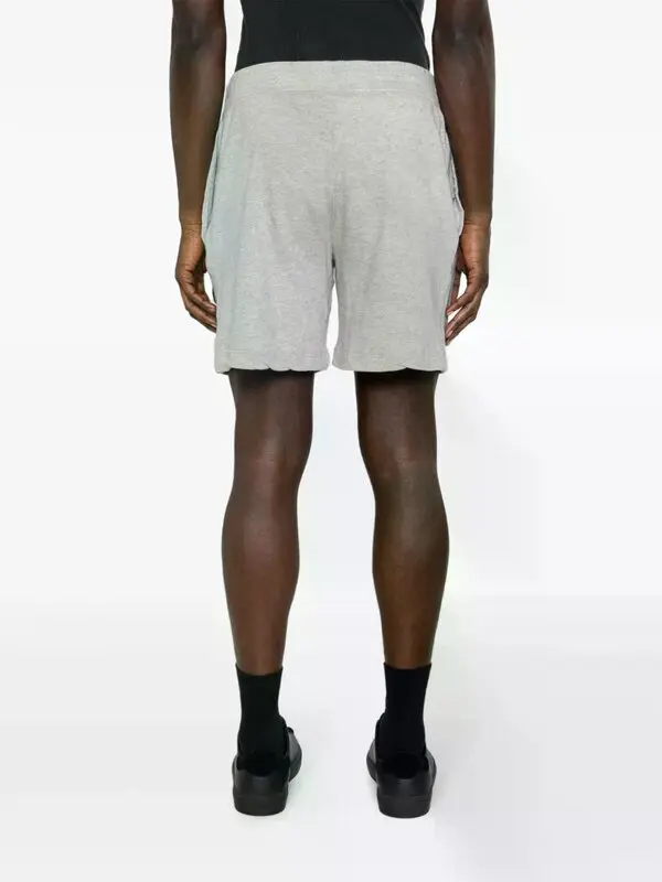 JAMES PERSE Mélange-effect Cotton Shorts