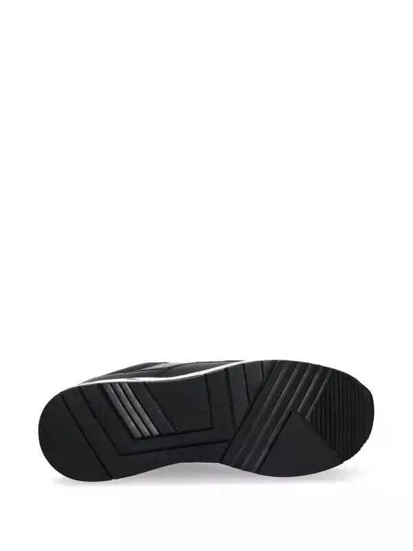 Guess Moxea Monogram Print Sneakers - Black