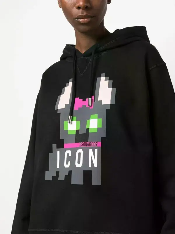 Dsquared2 Icon Hilde Cotton Hoodie