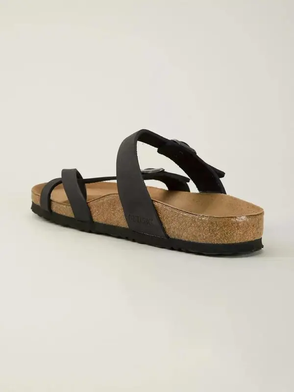 BIRKENSTOCK Crisscross Buckled Sandals - Black