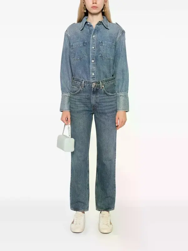 AGOLDE Valen Straight Leg Cropped Jeans