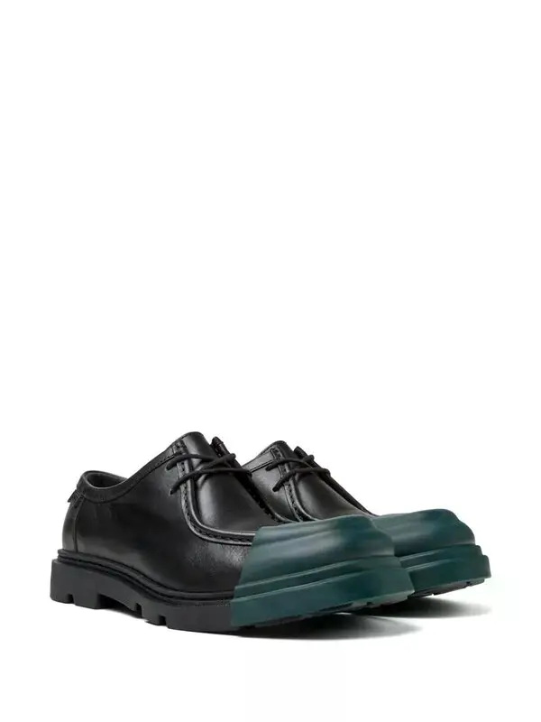 Camper Junction Contrasting-toecap Loafers - Black