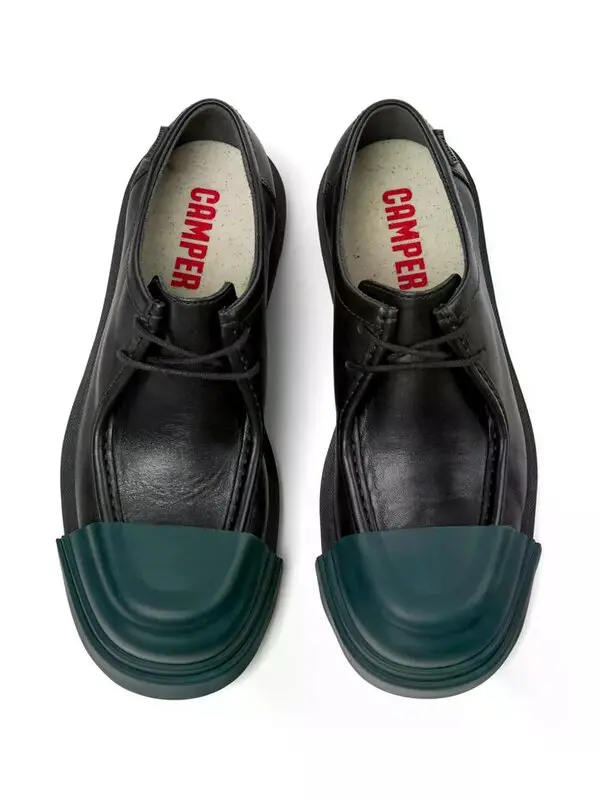 Camper Junction Contrasting-toecap Loafers - Black