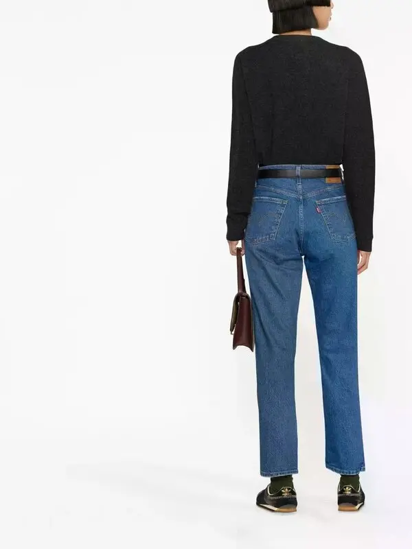 LEVI'S 501 Cropped Straight-leg Jeans