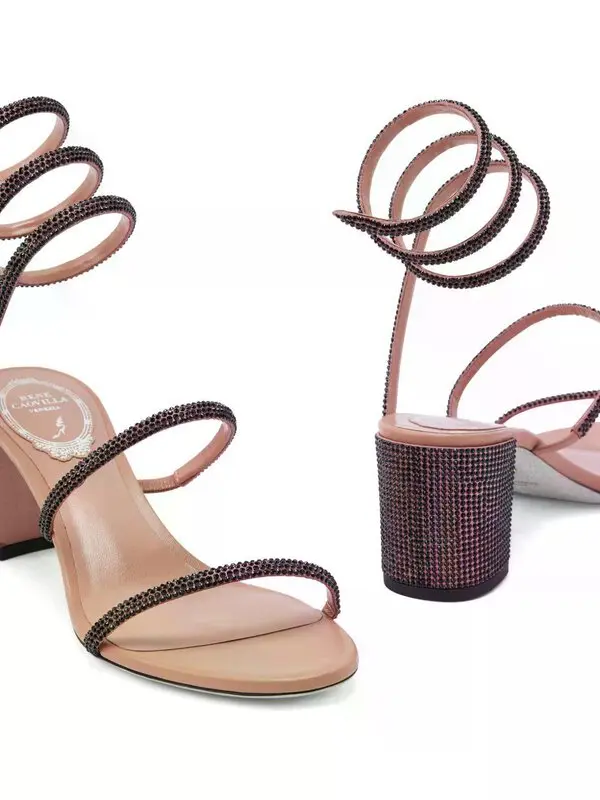 Rene Caovilla 75mm Crystal-embellished Sandals