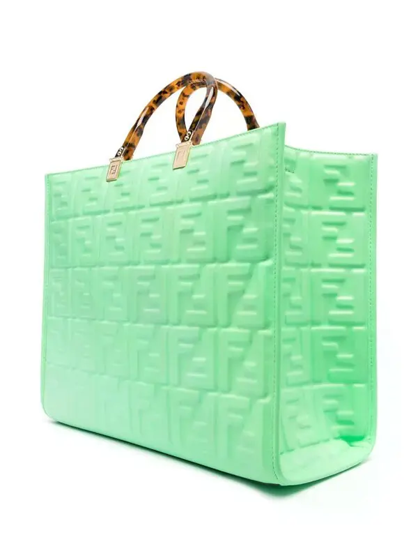 Fendi Ff Embossed Tote Bag