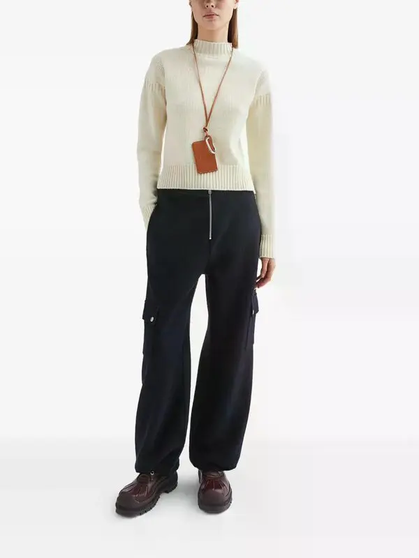 JIL SANDER Wool Jumper - Neutrals